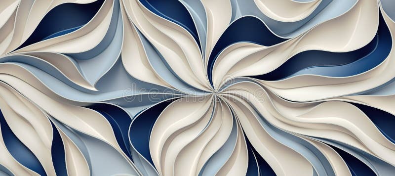 Blue White Color Pattern Waves Texture Background Stock Illustration ...