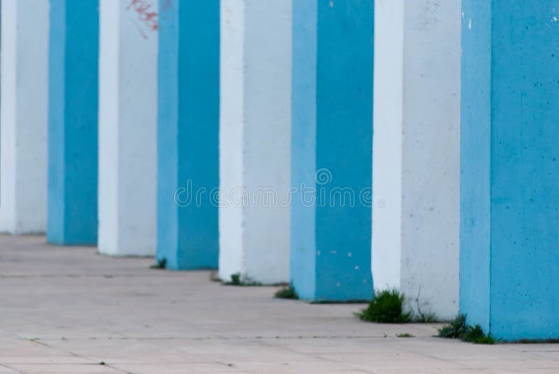 White and blue columns stock photo. Image of government - 235036122