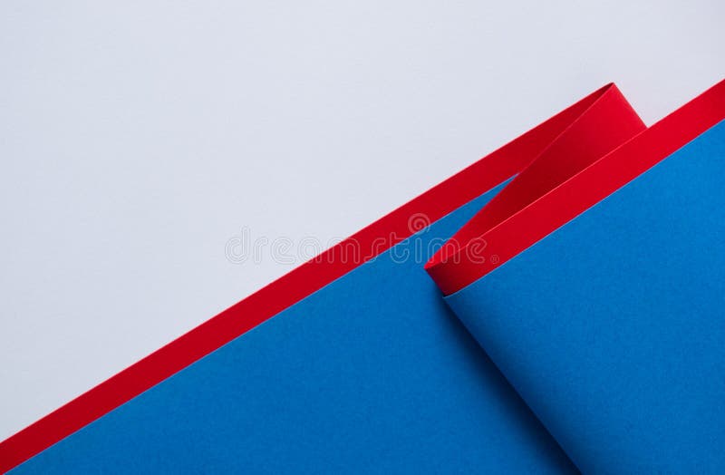 Background Divided by Two Colors of Blue and Red Stock Image - Image of ...