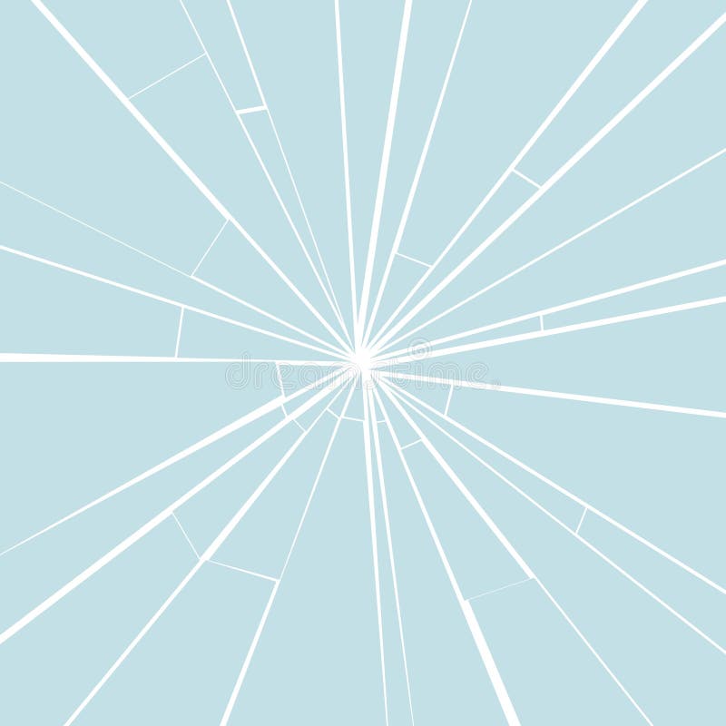 Blue White Damaged Broken Glass Vector Stock Vector - Illustration of ...