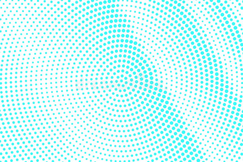 Blue White Dotted Halftone. Halftone Background. Grungy Centered Dotted ...