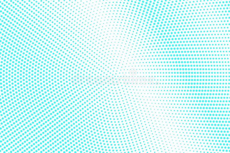Blue White Dotted Halftone. Halftone Background. Shiny Diagonal Dotted ...