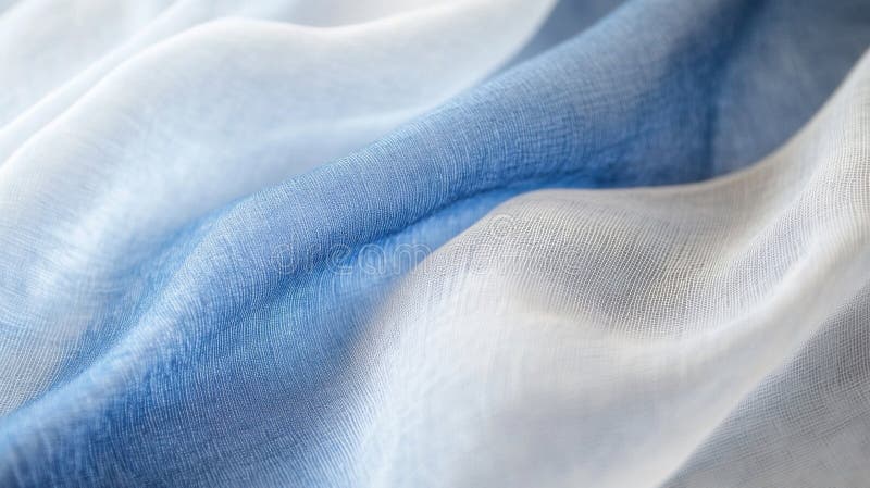 Blue and White Fabric Drape Texture Background Stock Illustration ...