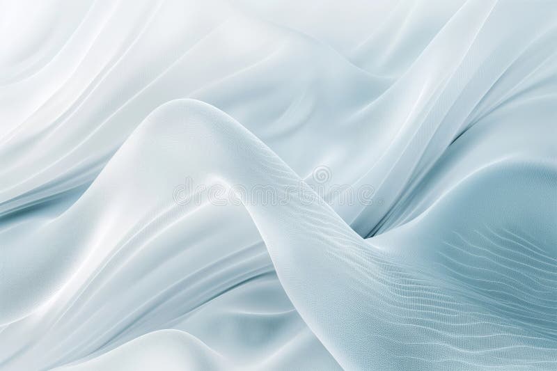 A Blue and White Fabric with a Wave Pattern Stock Photo - Image of ...