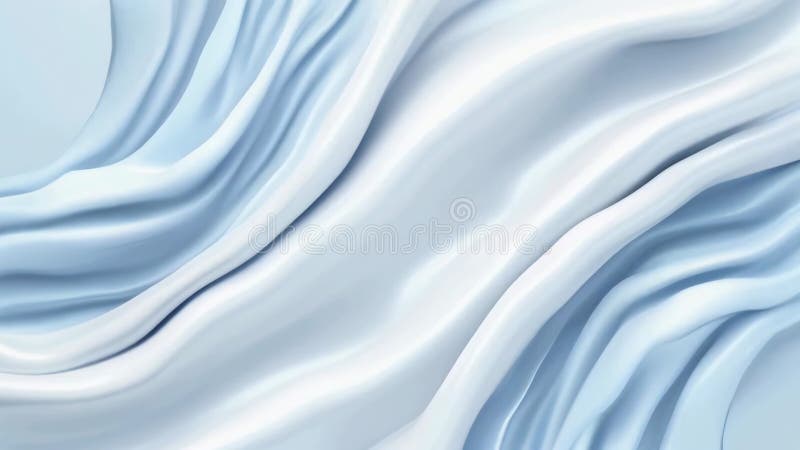 A Blue and White Fabric with a Wave Pattern Stock Video - Video of ...