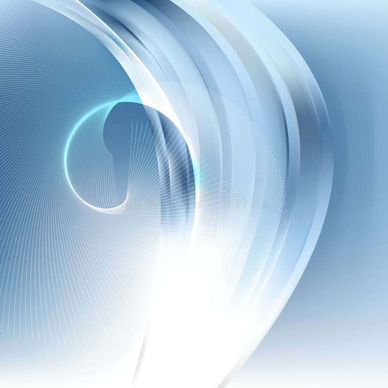 Blue and White Flow Curves Background Vector Image Stock Vector ...