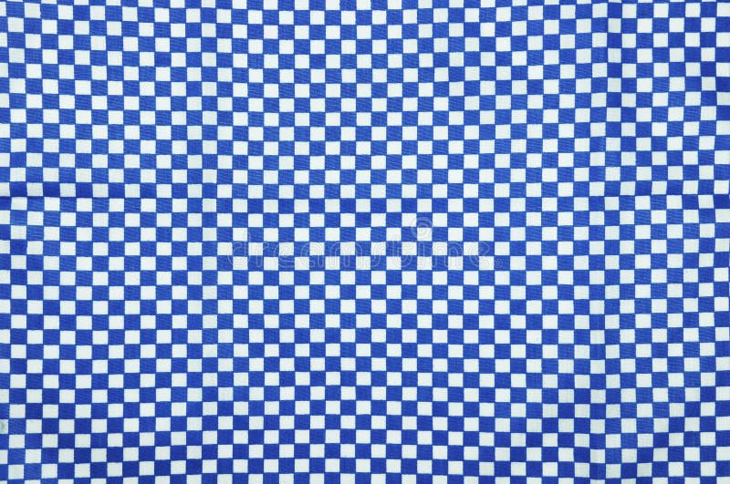 Blue and White Gingham Cloth Background Stock Image - Image of cotton ...
