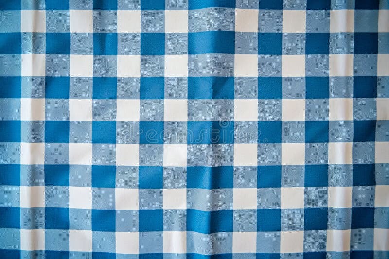 Blue and White Gingham Tablecloth Texture - Classic Country Style ...