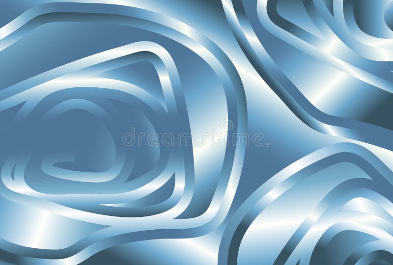 Blue and White Gradient Curved Ripple Lines Background Vector Image ...
