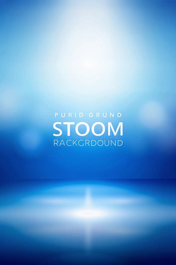 Blue and White Gradient Studio Room Backdrop Stock Illustration ...