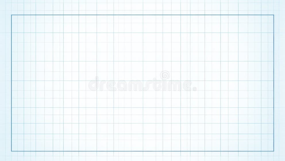 Blue and White Grid Featured on White Background with Graph Paper ...