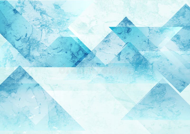 Blue and White Grunge Triangles Abstract Background Stock Vector ...