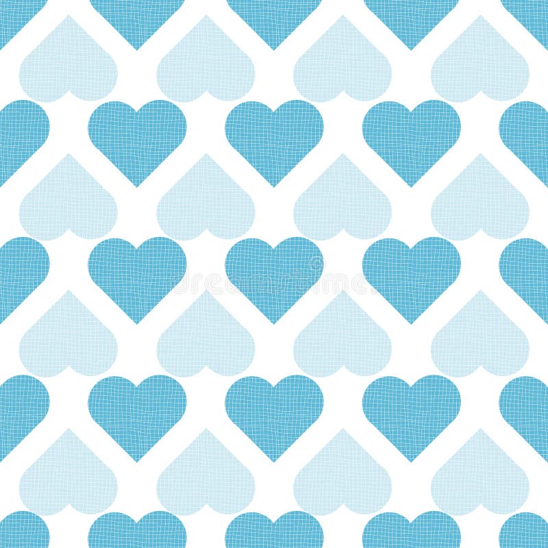 Blue and White Hearts Print Repeat Pattern Vector Stock Vector ...