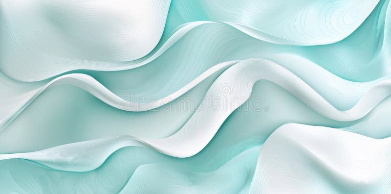 Blue and White Intertwined Lines, Abstract Art, Graphics Stock Image ...