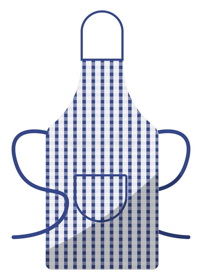 Blue Apron, Illustration, Vector Stock Vector - Illustration of clean ...