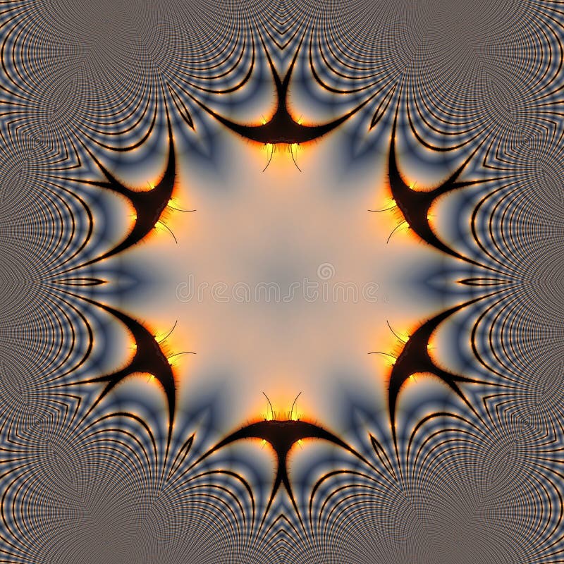 Orange Sunset Shapes Blurs Abstract Background Stock Illustration ...