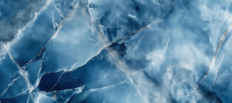 Blue White Marble Texture Waves Background Stock Illustration ...