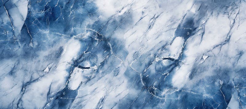 Blue White Marble Texture Waves Background Stock Illustration ...