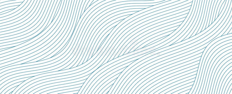 Blue White Minimal Linear Waves Abstract Futuristic Tech Background ...