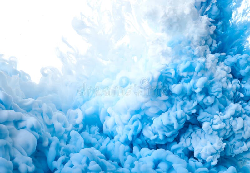 Blue and White Mixed Paint Splash Texture Abstract Background Stock ...