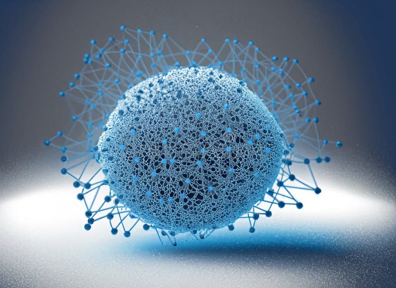 Nanoparticles Abstract Background Stock Illustration - Illustration of ...