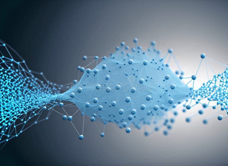 Nanoparticles Abstract Background Stock Illustration - Illustration of ...