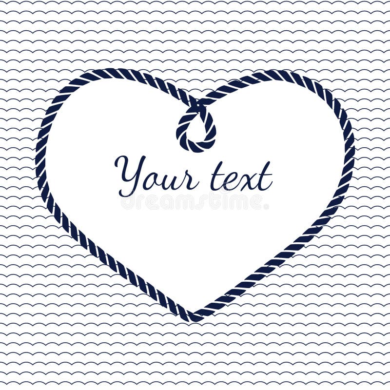 Navy Blue Nautical Rope Frame Stock Illustrations – 674 Navy Blue ...