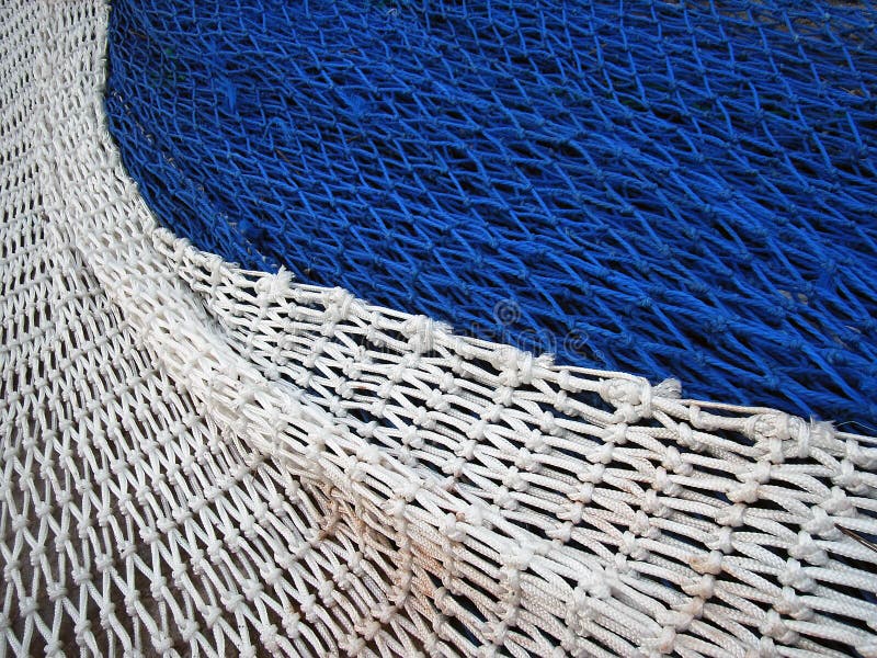 Blue And White Nets Picture. Image: 6865065