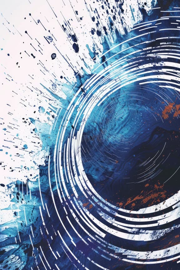 Spiral Pattern Art stock photo. Image of design, painting - 376892314