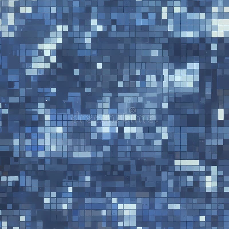 Blue and White Pixels. Pixel Art in Blue and White. Pixelated Blue ...