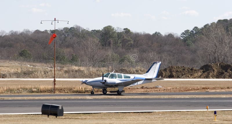 Blue and White Prop Plane stock photo. Image of light - 4768928