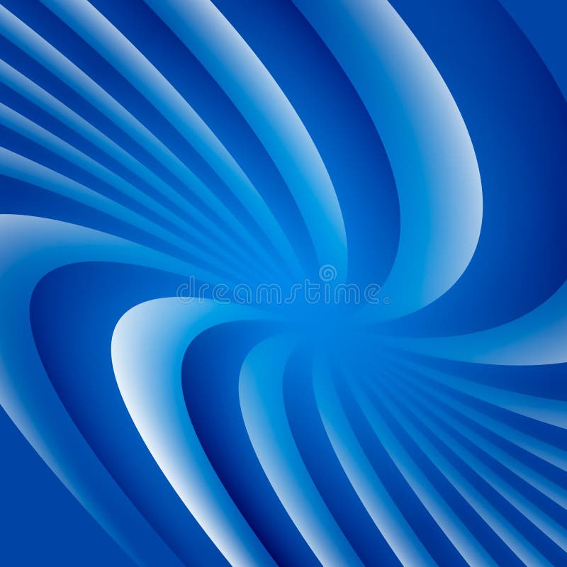 Blue Hypnosis Icon Isolated On Blue Background. Human Eye With Spiral ...