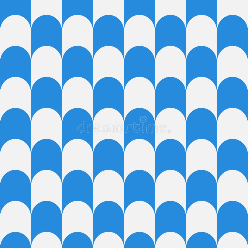 Blue and White Seamless Pattern Stock Vector - Illustration of shape ...