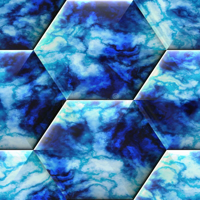 Hexagons Marble Mosaic Tiles Texture Stock Illustrations – 10 Hexagons ...