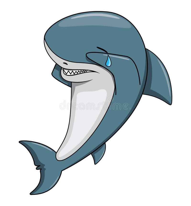 Crying Animated Shark Crying Animated Shark