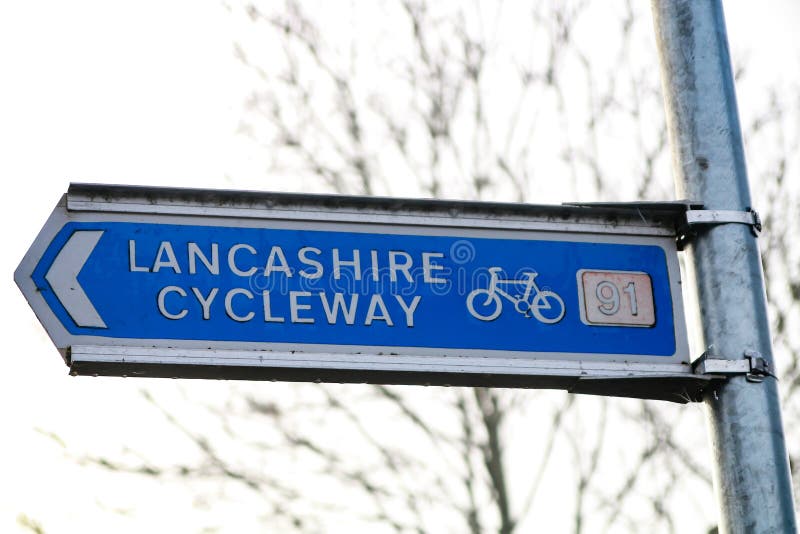 Cycleway sign stock photo. Image of direction, writing - 169758740