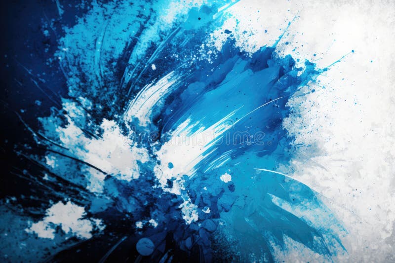 Blue and White Spray Paint Abstract Background Texture Stock ...