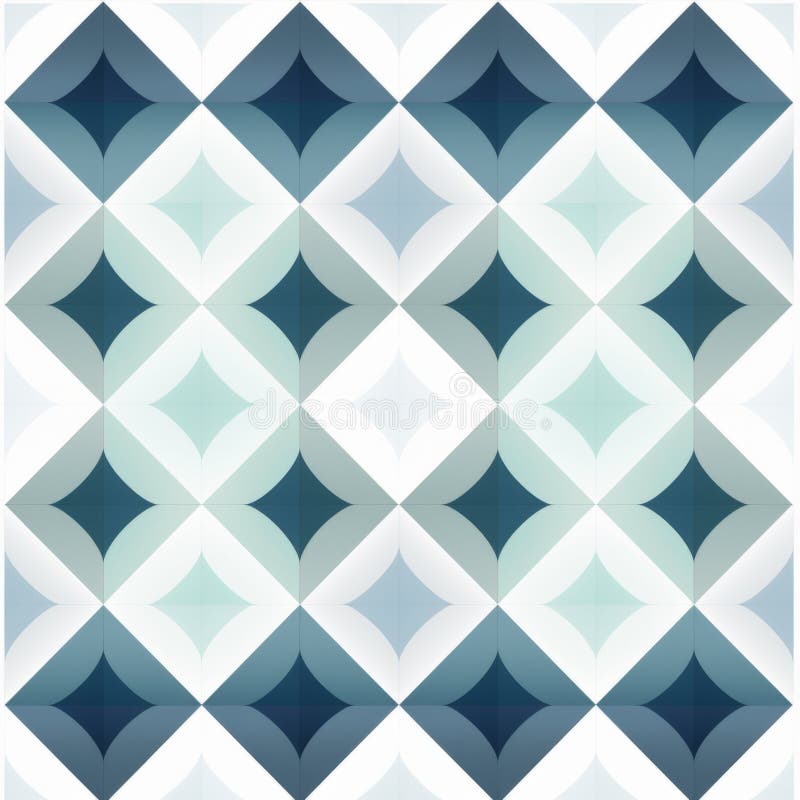 Blue and White Squares a Calm and Meditative Argyle Pattern Stock ...