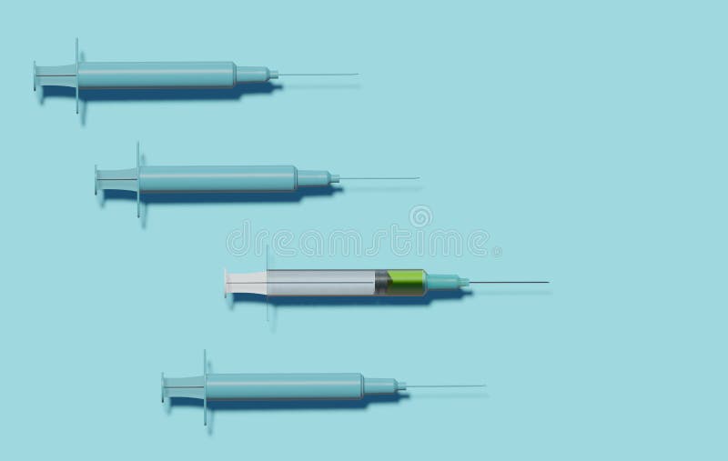 Syringe top view stock illustration. Illustration of object - 51633392