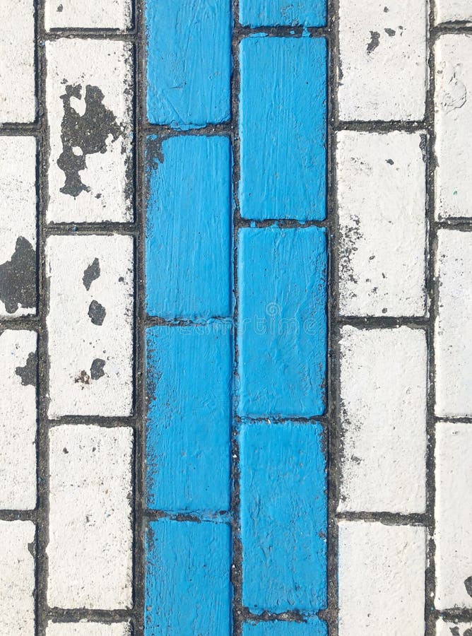 Blue and White Tiles Background Banner Stock Image - Image of line ...