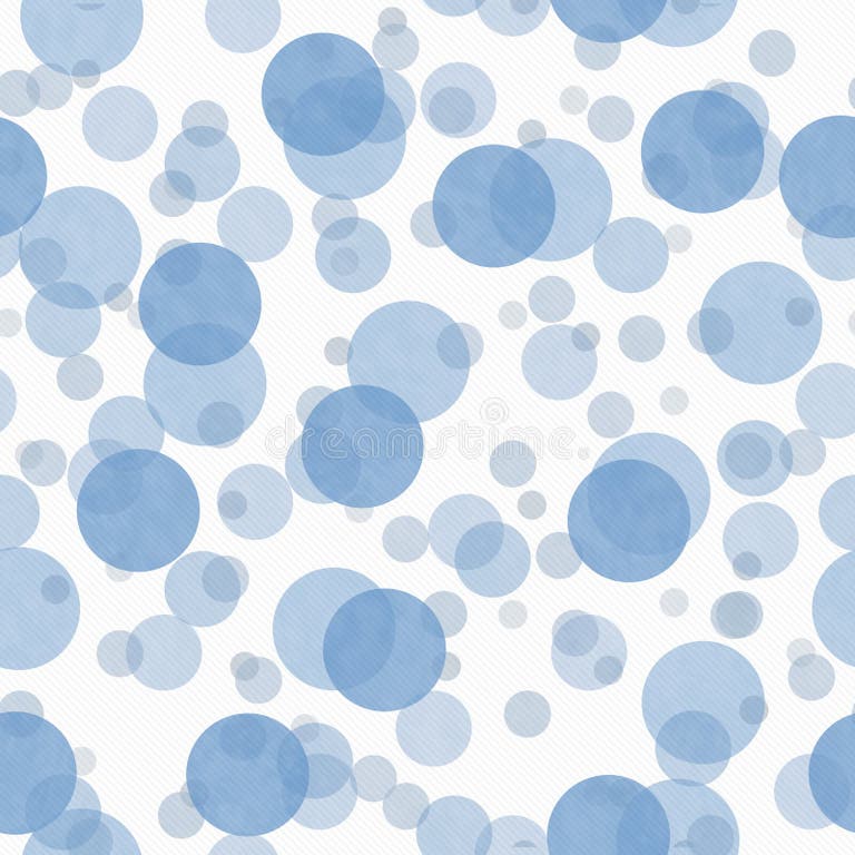 Blue and White Transparent Polka Dot Tile Pattern Repeat Backgro Stock ...