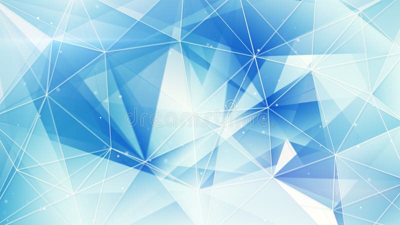 Blue and White Triangles Web Pattern Stock Illustration - Illustration ...