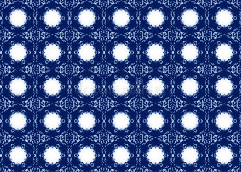 Watercolor Blue and White Small Scale Repeat Pattern Stock Illustration ...