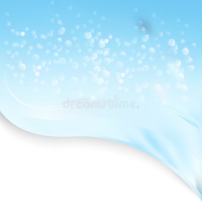 Blue and White Wave Powerpoint Background Vector Illustration Beautiful ...