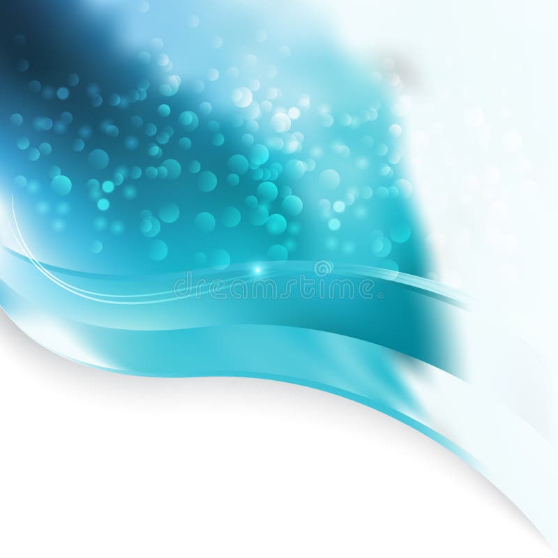 Blue and White Wave Powerpoint Background Vector Image Beautiful ...