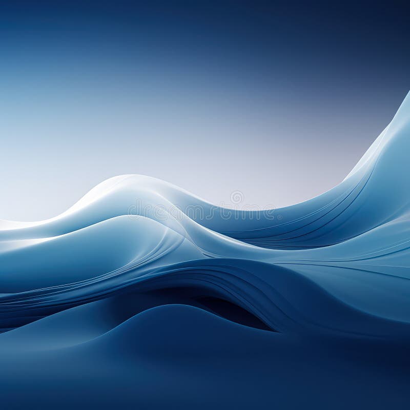 Blue and White Waves Design with Modern and Minimalist Wave Texture ...