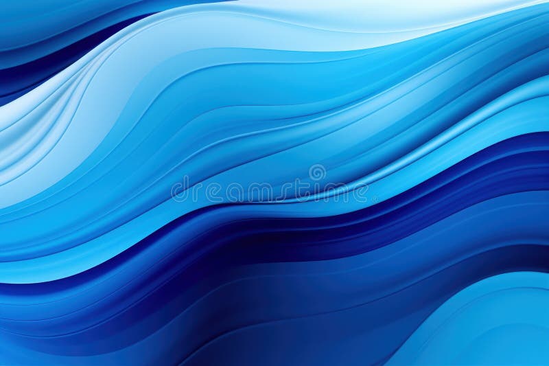 A Blue and White Wavy Background Stock Illustration - Illustration of ...