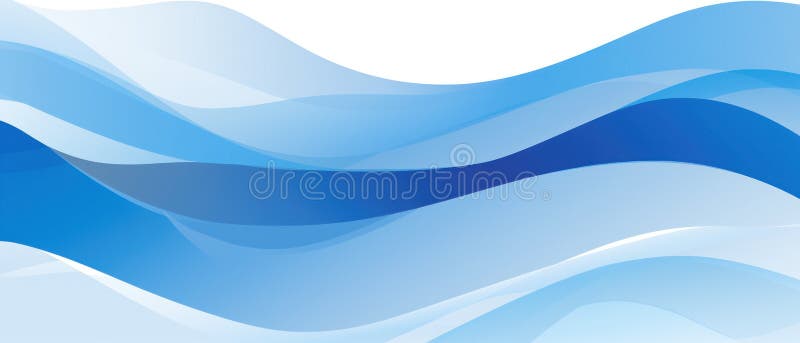 A Blue and White Wavy Lines Stock Illustration - Illustration of aqua ...