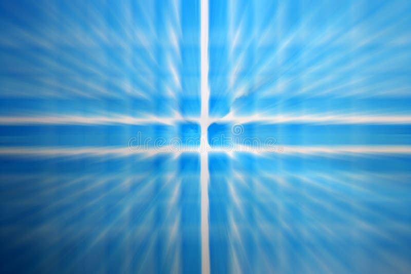 Blue and white zoom effect stock illustration. Illustration of focus ...