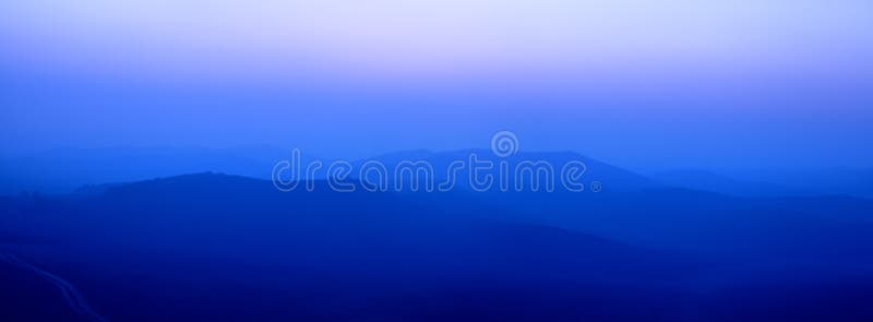 Blue wide ridge mountains stock image. Image of nature - 21562233